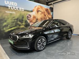 Melns Skoda SuperB 2024 Tallina, ar dzinēja tilpumu 1.50 L un nobraukumu 47 tūkst. km par 34900 €, foto  vietnē AUTOMOTO.COM.LV