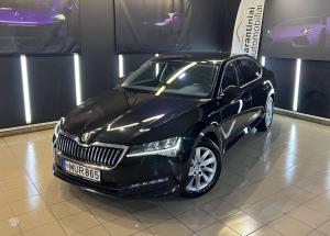 Black Skoda SuperB 2024 in Vilnius, with an engine capacity of 1.50 L and mileage of 49 thousand km for 23500 €, photo  on AUTOMOTO.COM.LV