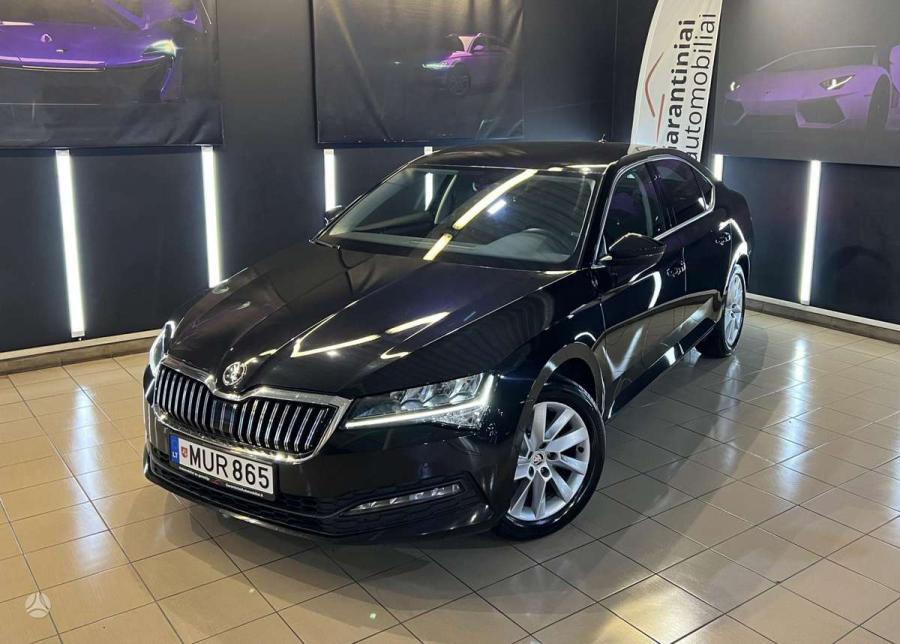 Melns Skoda SuperB 2024 Viļņa, ar dzinēja tilpumu 1.50 L un nobraukumu 49 tūkst. km par 23500 €, foto 1 vietnē AUTOMOTO.COM.LV