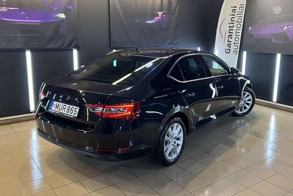 Black Skoda SuperB 2024 in Vilnius, with an engine capacity of 1.50 L and mileage of 49 thousand km for 23500 €, photo 2 on AUTOMOTO.COM.LV