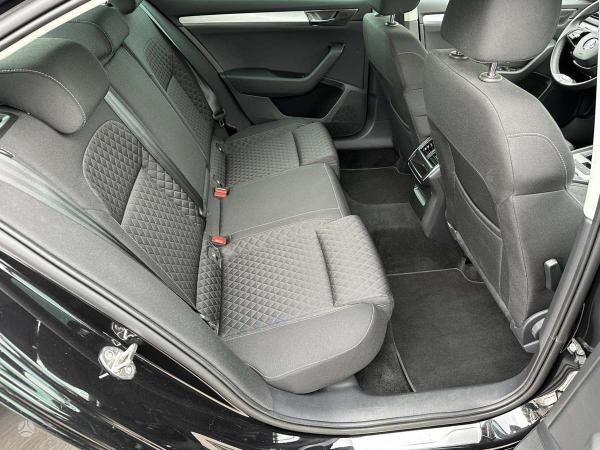 Black Skoda SuperB 2024 in Vilnius, with an engine capacity of 1.50 L and mileage of 49 thousand km for 23500 €, photo 5 on AUTOMOTO.COM.LV