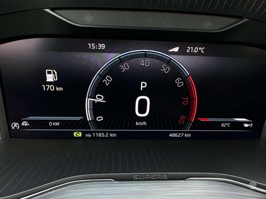 Melns Skoda SuperB 2024 Viļņa, ar dzinēja tilpumu 1.50 L un nobraukumu 49 tūkst. km par 23500 €, foto 8 vietnē AUTOMOTO.COM.LV