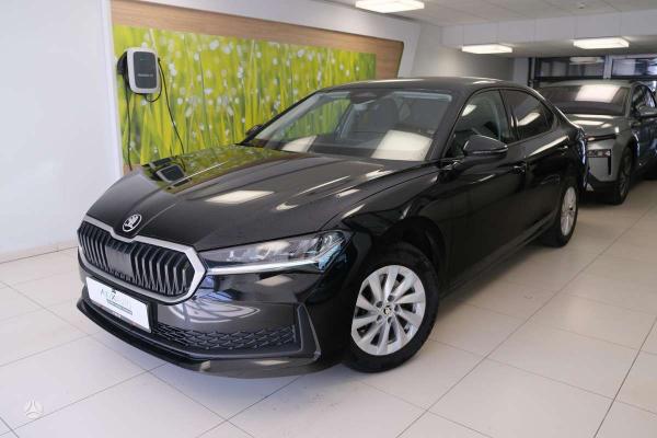 Melns Skoda SuperB 2024 Viļņa, ar dzinēja tilpumu 1.50 L un nobraukumu 53 tūkst. km par 25400 €, foto  vietnē AUTOMOTO.COM.LV