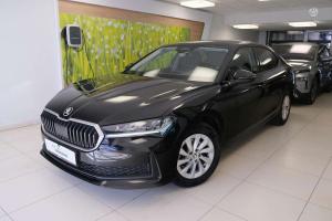 Black Skoda SuperB 2024 in Vilnius, with an engine capacity of 1.50 L and mileage of 56 thousand km for 24950 €, photo  on AUTOMOTO.COM.LV