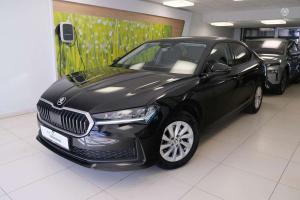 Black Skoda SuperB 2024 in Vilnius, with an engine capacity of 1.50 L and mileage of 57 thousand km for 25100 €, photo  on AUTOMOTO.COM.LV
