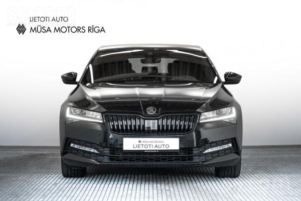 Black Skoda SuperB 2024 in Riga, with an engine capacity of 2.00 L and mileage of 89 thousand km for 28900 €, photo 4 on AUTOMOTO.COM.LV
