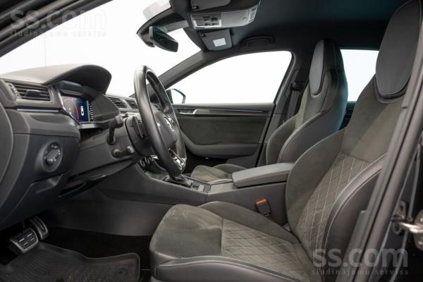Black Skoda SuperB 2024 in Riga, with an engine capacity of 2.00 L and mileage of 89 thousand km for 28900 €, photo 8 on AUTOMOTO.COM.LV