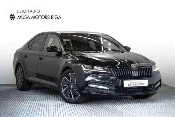 Black Skoda SuperB 2024 in Riga, with an engine capacity of 2.00 L and mileage of 89 thousand km for 28900 €, photo 10 on AUTOMOTO.COM.LV