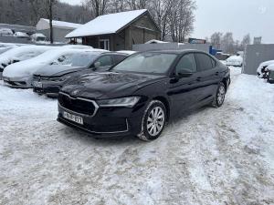 Black Skoda SuperB 2025 in Kaunas, with an engine capacity of 1.50 L and mileage of 55 thousand km for 16400 €, photo  on AUTOMOTO.COM.LV