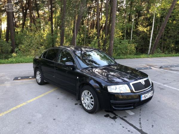 Black Skoda SuperB 2004 in Klaipeda, with an engine capacity of 1.90 L and mileage of 240 thousand km for 1500 €, photo 9 on AUTOMOTO.COM.LV