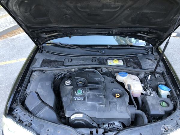 Black Skoda SuperB 2004 in Klaipeda, with an engine capacity of 1.90 L and mileage of 240 thousand km for 1500 €, photo 10 on AUTOMOTO.COM.LV