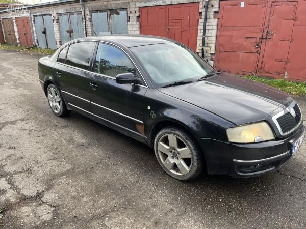 Melns Skoda SuperB 2004 Panevēža, ar dzinēja tilpumu 2.50 L un nobraukumu 300 tūkst. km par 500 €, foto 4 vietnē AUTOMOTO.COM.LV