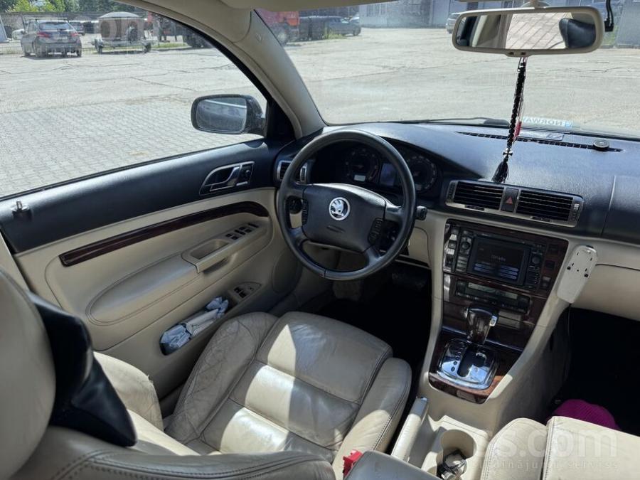 Melns Skoda SuperB 2005 Daugavpils, ar dzinēja tilpumu 1.90 L un nobraukumu 289 tūkst. km par 1300 €, foto 22 vietnē AUTOMOTO.COM.LV