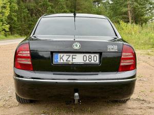 Black Skoda SuperB 2006 in Vilnius, with an engine capacity of 2.50 L and mileage of 175 thousand km for 2100 €, photo 6 on AUTOMOTO.COM.LV