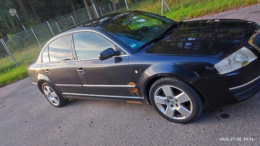Melns Skoda SuperB 2006 Kauņa, ar dzinēja tilpumu 1.97 L un nobraukumu 314 tūkst. km par 1600 €, foto 5 vietnē AUTOMOTO.COM.LV