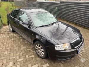 Black Skoda SuperB 2007 in Vilnius, with an engine capacity of 2.77 L and mileage of 126 thousand km for 2350 €, photo 6 on AUTOMOTO.COM.LV