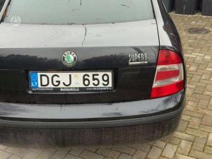 Black Skoda SuperB 2007 in Vilnius, with an engine capacity of 2.77 L and mileage of 126 thousand km for 2350 €, photo 14 on AUTOMOTO.COM.LV