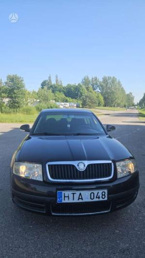 Черный Шкода Суперб 2007 в Таураге, объемом двигателя 1.90 л и пробегом 221 тыс. км за 1500 €, фото 3 на AUTOMOTO.COM.LV