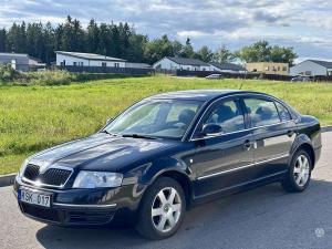 Black Skoda SuperB 2007 in Vilnius, with an engine capacity of 1.97 L and mileage of 265 thousand km for 2500 €, photo  on AUTOMOTO.COM.LV