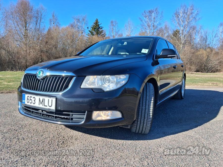Black Skoda SuperB 2008 in Tallinn, with an engine capacity of 3.60 L and mileage of 231 thousand km for 4500 €, photo 1 on AUTOMOTO.COM.LV