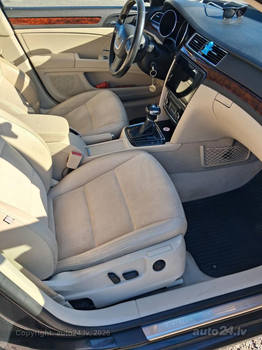 Black Skoda SuperB 2008 in Tallinn, with an engine capacity of 3.60 L and mileage of 231 thousand km for 4500 €, photo 13 on AUTOMOTO.COM.LV