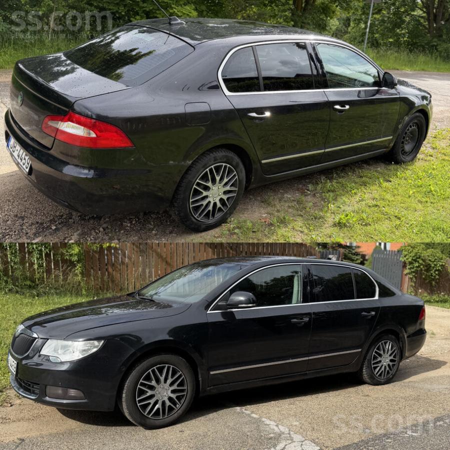 Melns Skoda SuperB 2008 Rīga, ar dzinēja tilpumu 2.00 L un nobraukumu 408 tūkst. km par 2200 €, foto 3 vietnē AUTOMOTO.COM.LV