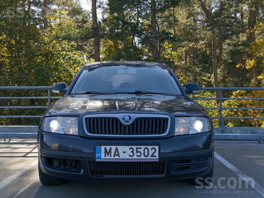 Черный Шкода Суперб 2008 в Рига, объемом двигателя 2.00 л и пробегом 296 тыс. км за 1400 €, фото 7 на AUTOMOTO.COM.LV