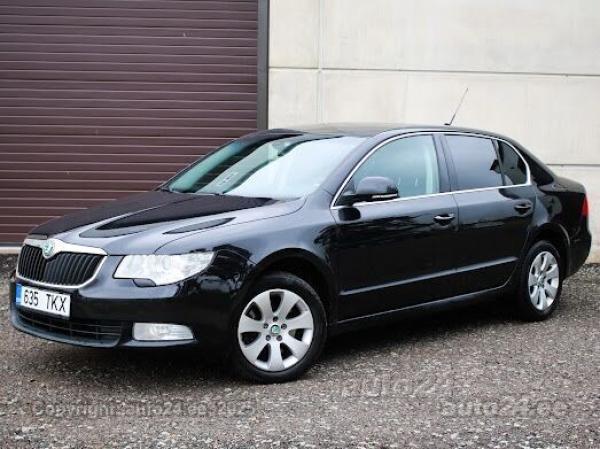 Black Skoda SuperB 2009 in Tallinn, with an engine capacity of 1.80 L and mileage of 0 thousand km for 3299 €, photo 1 on AUTOMOTO.COM.LV