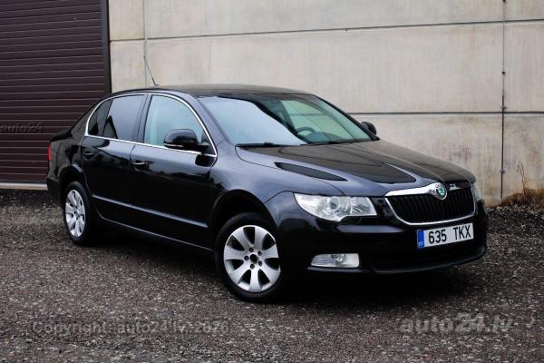 Black Skoda SuperB 2009 in Tallinn, with an engine capacity of 1.80 L and mileage of 270 thousand km for 2000 €, photo 1 on AUTOMOTO.COM.LV