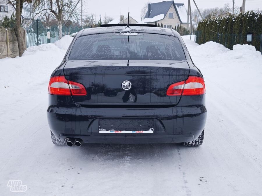 Black Skoda SuperB 2009 in Vilnius, with an engine capacity of 1.80 L and mileage of 231 thousand km for 4700 €, photo 5 on AUTOMOTO.COM.LV