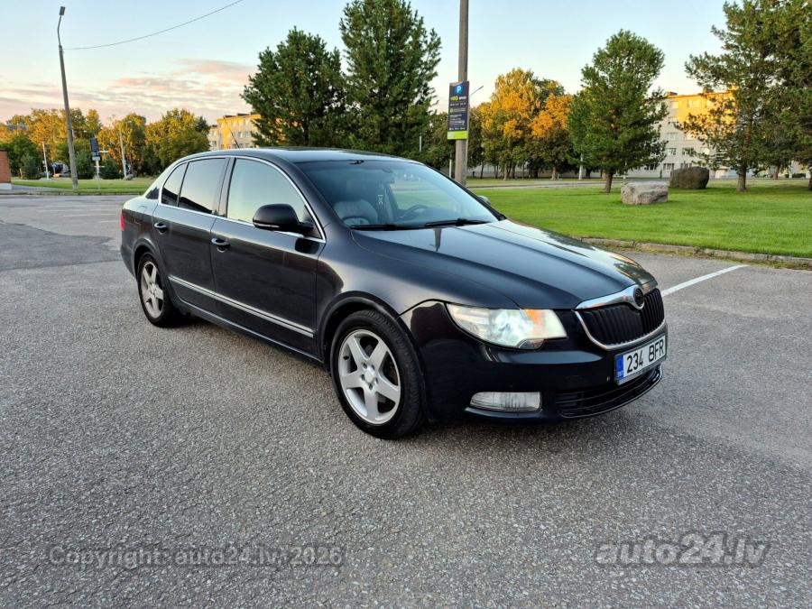Melns Skoda SuperB 2009 Tallina, ar dzinēja tilpumu 2.00 L un nobraukumu 474 tūkst. km par 1790 €, foto 1 vietnē AUTOMOTO.COM.LV