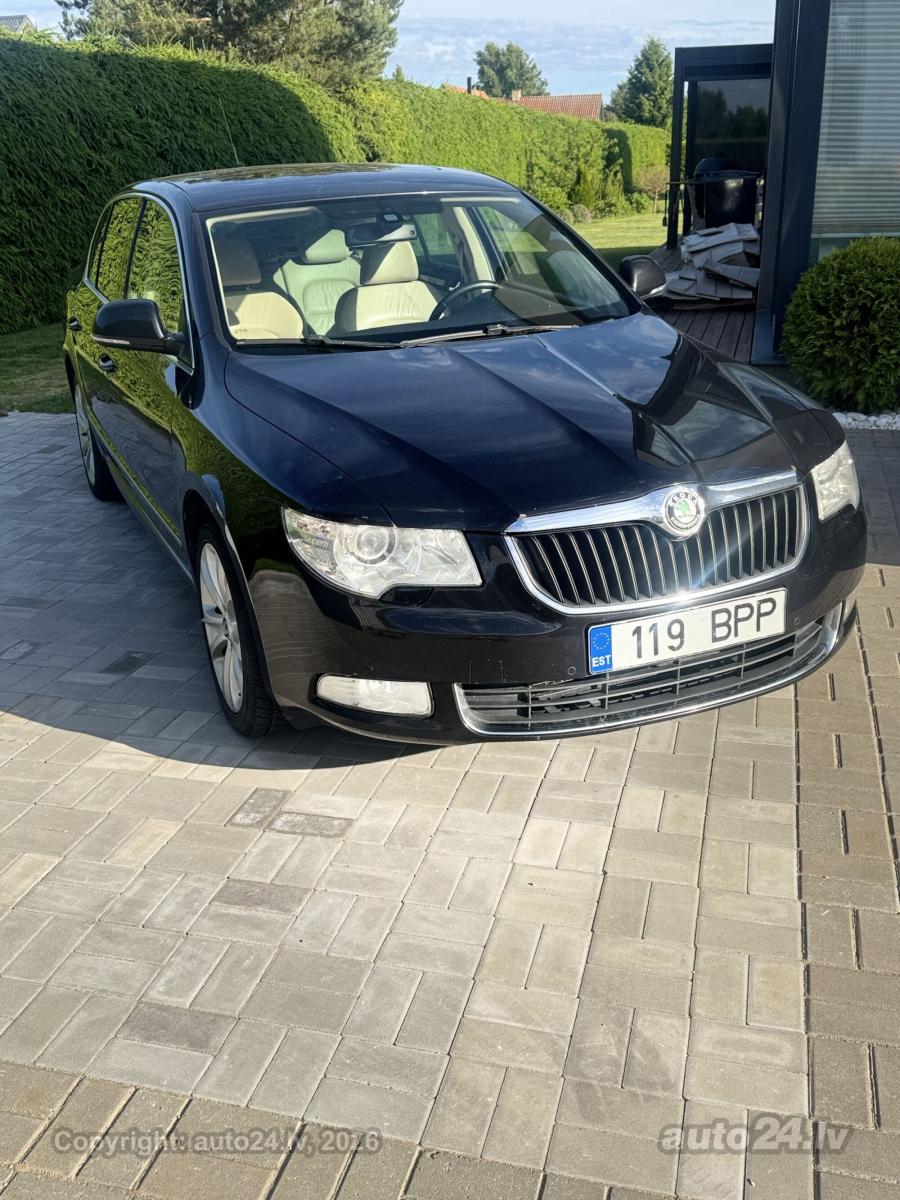 Melns Skoda SuperB 2010 Tallina, ar dzinēja tilpumu 1.80 L un nobraukumu 295 tūkst. km par 3700 €, foto 1 vietnē AUTOMOTO.COM.LV