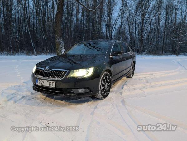 Black Skoda SuperB 2014 in Tallinn, with an engine capacity of 1.40 L and mileage of 211 thousand km for 7500 €, photo 1 on AUTOMOTO.COM.LV