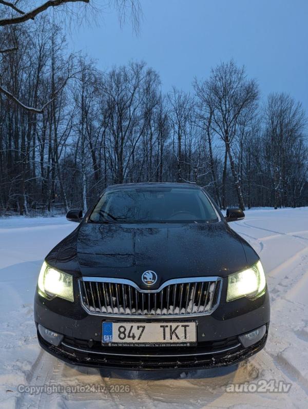 Black Skoda SuperB 2014 in Tallinn, with an engine capacity of 1.40 L and mileage of 211 thousand km for 7500 €, photo 2 on AUTOMOTO.COM.LV