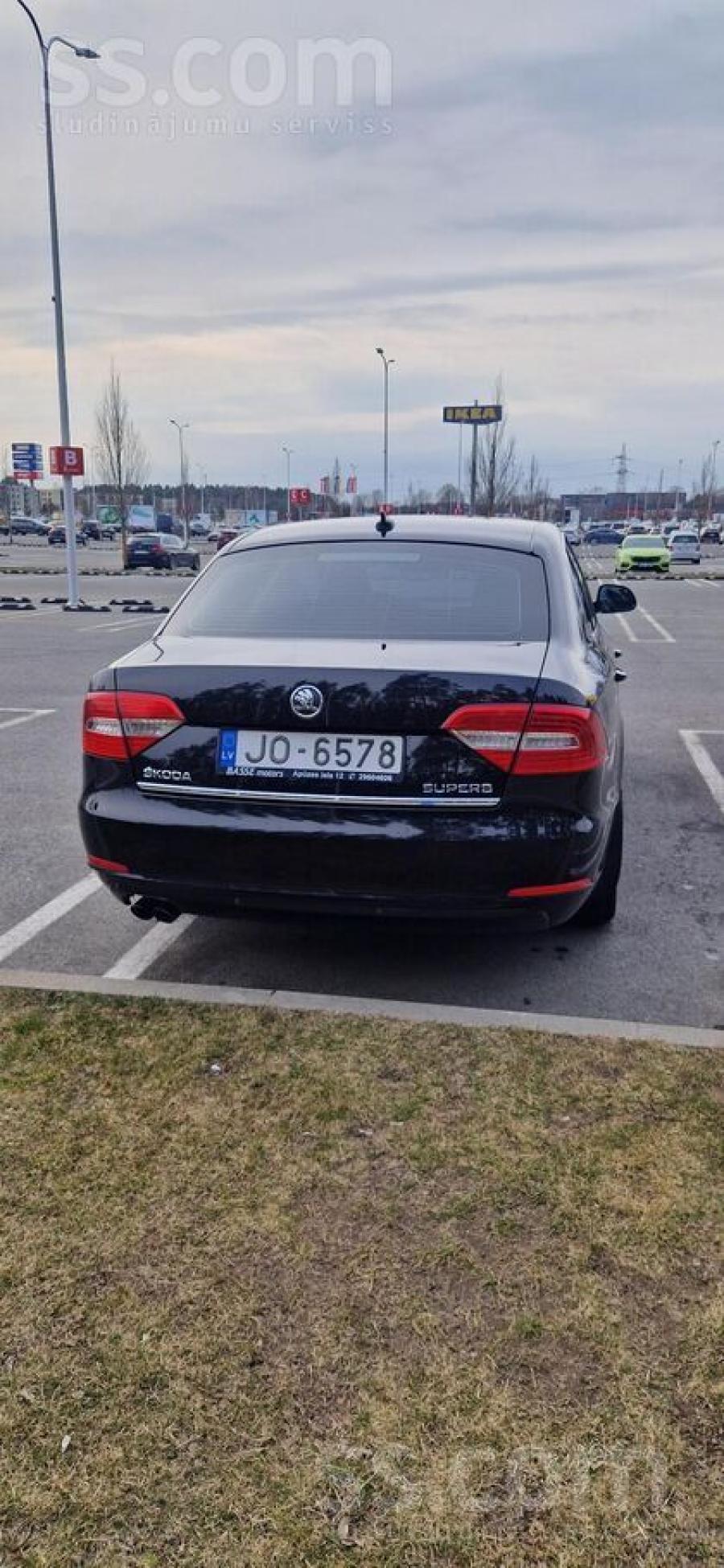 Black Skoda SuperB 2014 in Riga, with an engine capacity of 2.00 L and mileage of 275 thousand km for 5500 €, photo 4 on AUTOMOTO.COM.LV