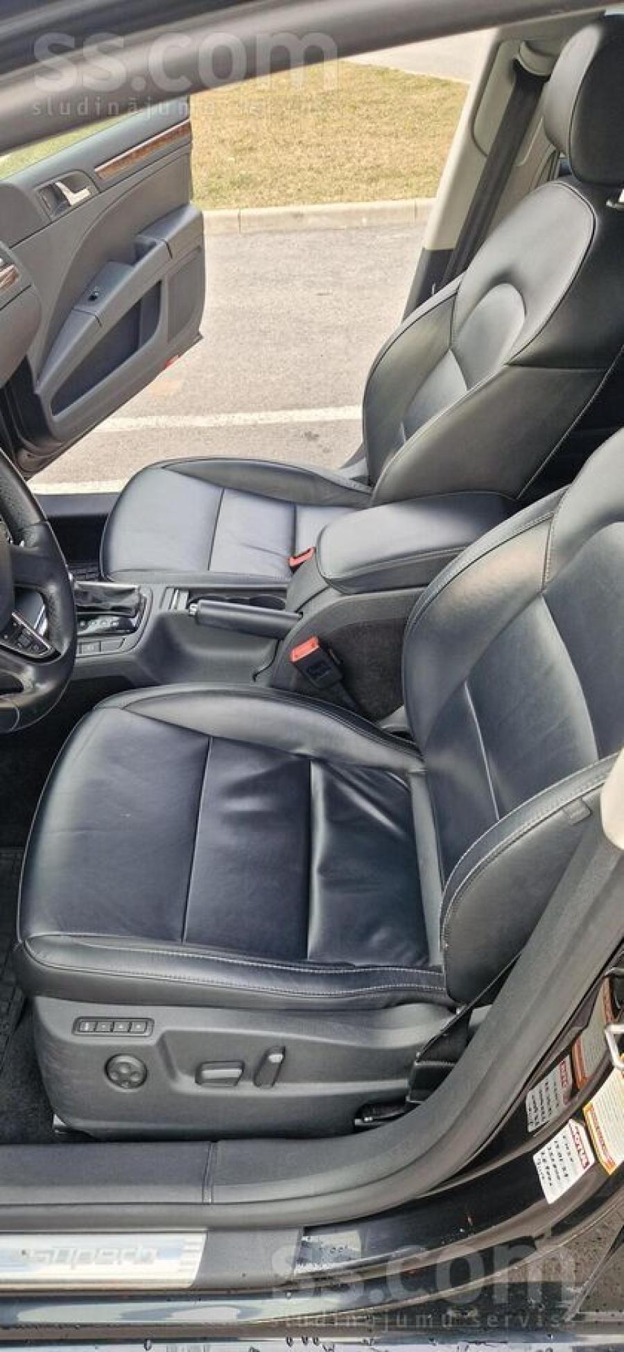 Black Skoda SuperB 2014 in Riga, with an engine capacity of 2.00 L and mileage of 275 thousand km for 5500 €, photo 8 on AUTOMOTO.COM.LV