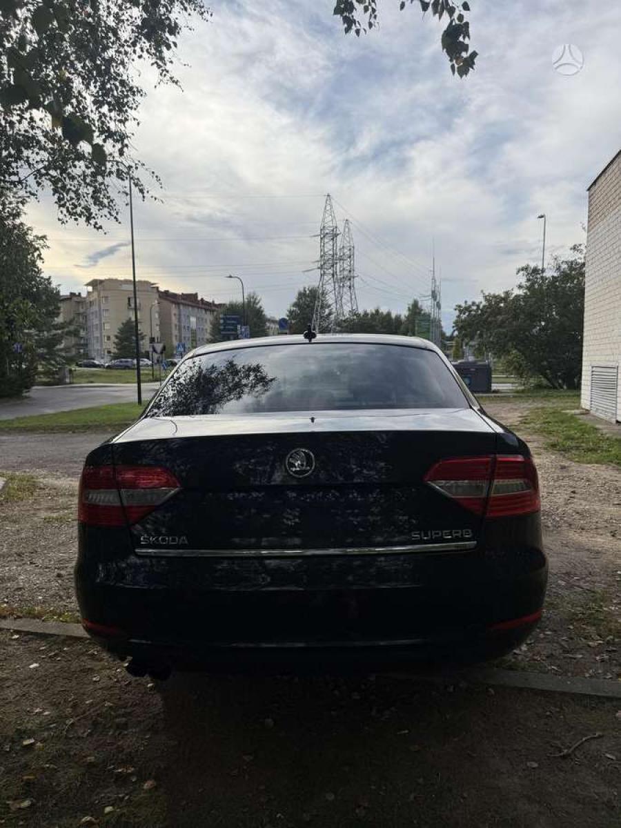 Melns Skoda SuperB 2015 Viļņa, ar dzinēja tilpumu 1.97 L un nobraukumu 260 tūkst. km par 6300 €, foto 8 vietnē AUTOMOTO.COM.LV
