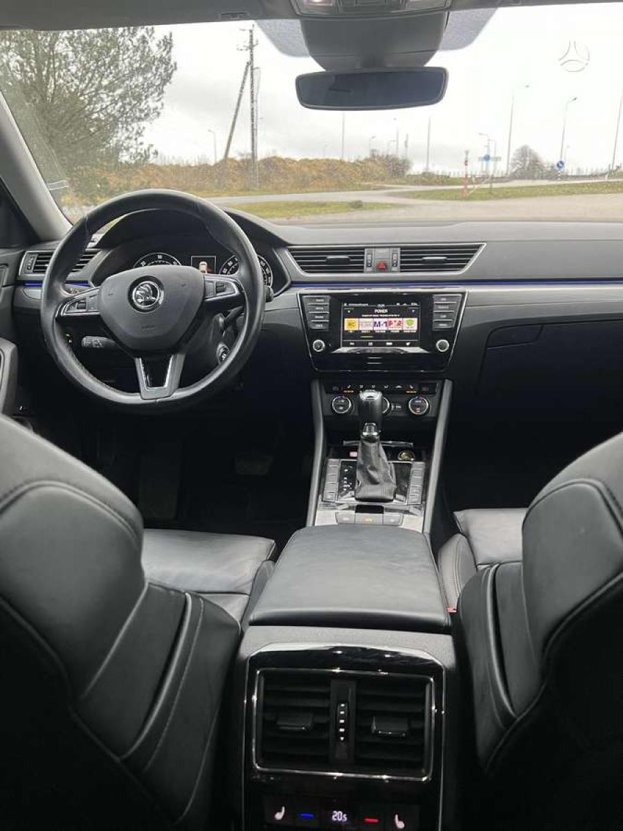 Melns Skoda SuperB 2016 Viļņa, ar dzinēja tilpumu 2.00 L un nobraukumu 218 tūkst. km par 11200 €, foto 5 vietnē AUTOMOTO.COM.LV