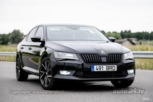 Melns Skoda SuperB 2016 Tallina, ar dzinēja tilpumu 2.00 L un nobraukumu 184 tūkst. km par 19400 €, foto  vietnē AUTOMOTO.COM.LV