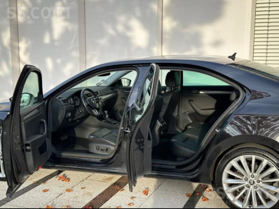Melns Skoda SuperB 2017 Rīga, ar dzinēja tilpumu 2.00 L un nobraukumu 151 tūkst. km par 15200 €, foto 5 vietnē AUTOMOTO.COM.LV