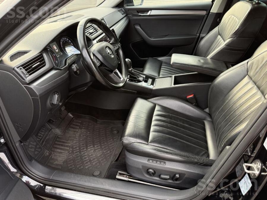 Melns Skoda SuperB 2017 Rīga, ar dzinēja tilpumu 2.00 L un nobraukumu 205 tūkst. km par 11000 €, foto 7 vietnē AUTOMOTO.COM.LV
