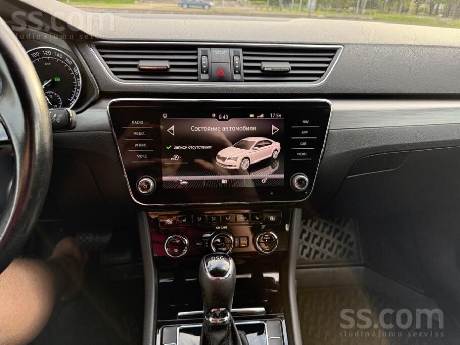 Melns Skoda SuperB 2017 Rīga, ar dzinēja tilpumu 2.00 L un nobraukumu 205 tūkst. km par 11000 €, foto 9 vietnē AUTOMOTO.COM.LV