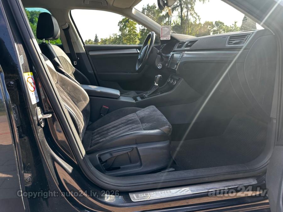 Black Skoda SuperB 2017 in Rakvere, with an engine capacity of 1.40 L and mileage of 156 thousand km for 14500 €, photo 17 on AUTOMOTO.COM.LV