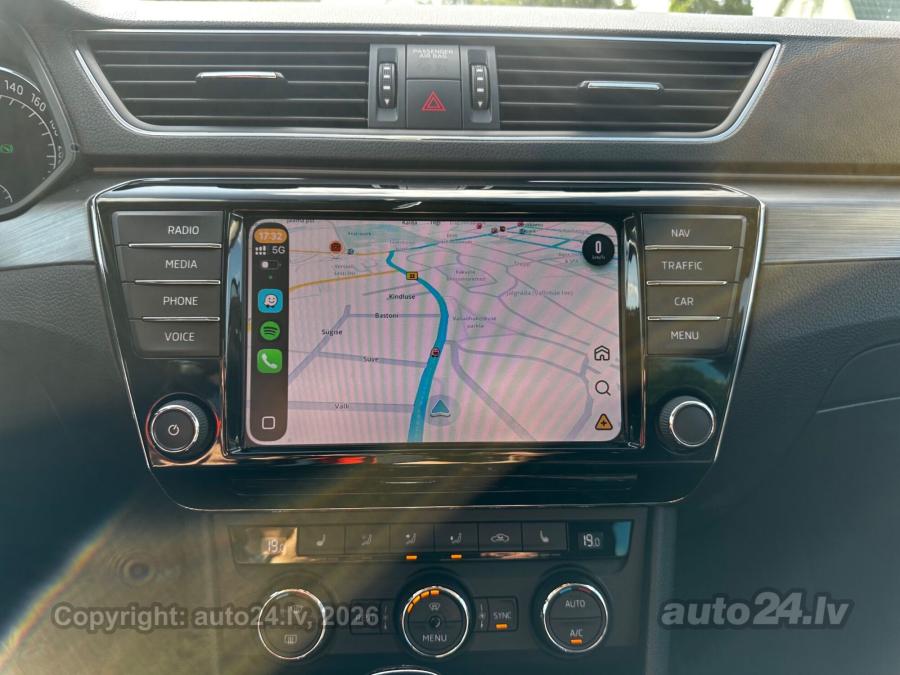 Black Skoda SuperB 2017 in Rakvere, with an engine capacity of 1.40 L and mileage of 156 thousand km for 14500 €, photo 23 on AUTOMOTO.COM.LV