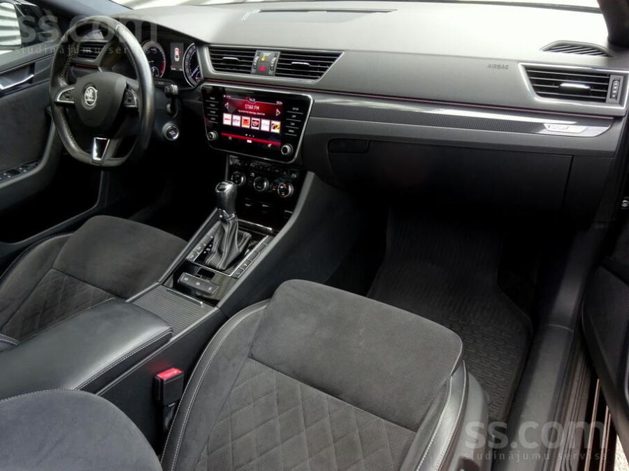 Black Skoda SuperB 2018 in Riga, with an engine capacity of 2.00 L and mileage of 194 thousand km for 16500 €, photo 9 on AUTOMOTO.COM.LV