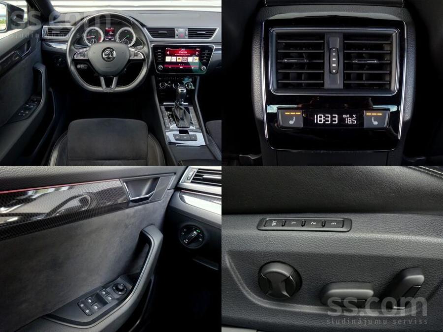 Black Skoda SuperB 2018 in Riga, with an engine capacity of 2.00 L and mileage of 194 thousand km for 16500 €, photo 13 on AUTOMOTO.COM.LV