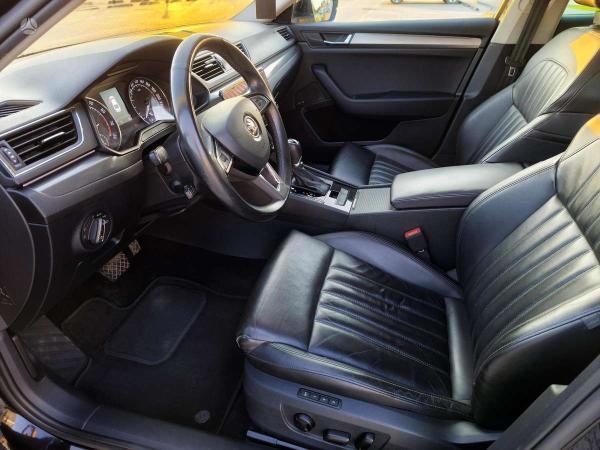 Black Skoda SuperB 2018 in Vilnius, with an engine capacity of 1.80 L and mileage of 178 thousand km for 15500 €, photo 9 on AUTOMOTO.COM.LV