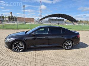 Black Skoda SuperB 2018 in Valmiera, with an engine capacity of 2.00 L and mileage of 119 thousand km for 15990 €, photo  on AUTOMOTO.COM.LV