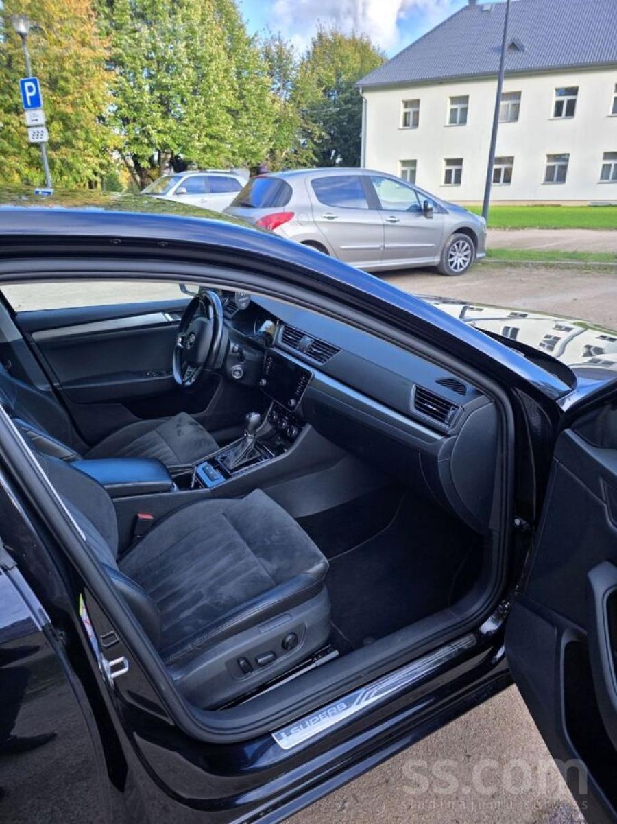 Melns Skoda SuperB 2018 Rīga, ar dzinēja tilpumu 1.60 L un nobraukumu 223 tūkst. km par 9200 €, foto 13 vietnē AUTOMOTO.COM.LV