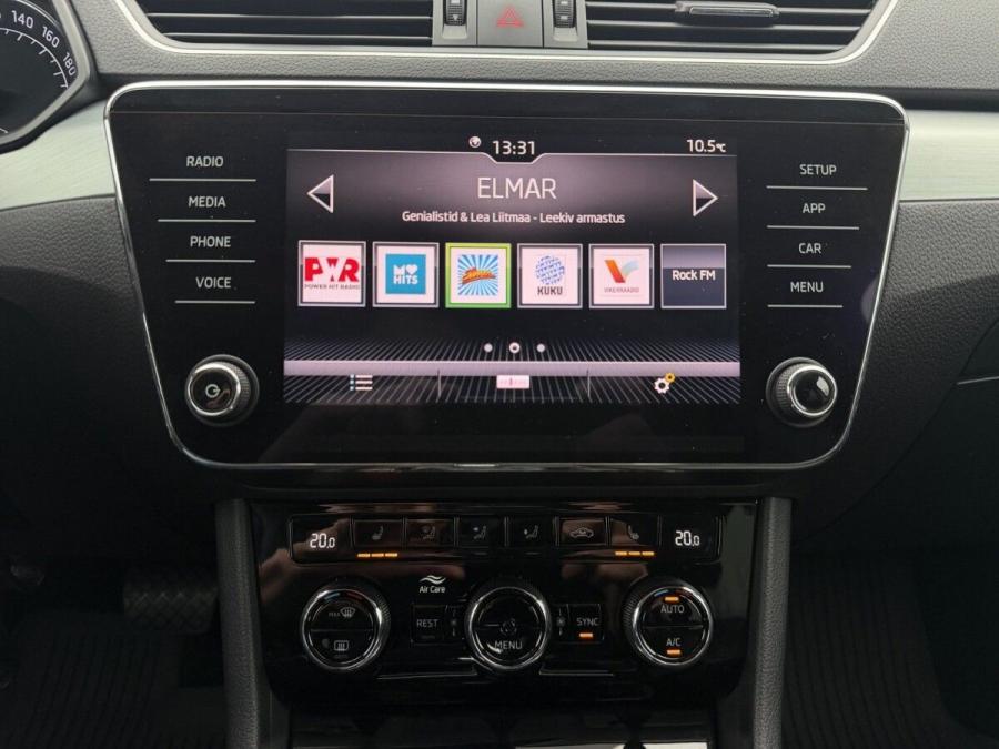 Black Skoda SuperB 2019 in Parnu, with an engine capacity of 1.50 L and mileage of 154 thousand km for 15900 €, photo 9 on AUTOMOTO.COM.LV